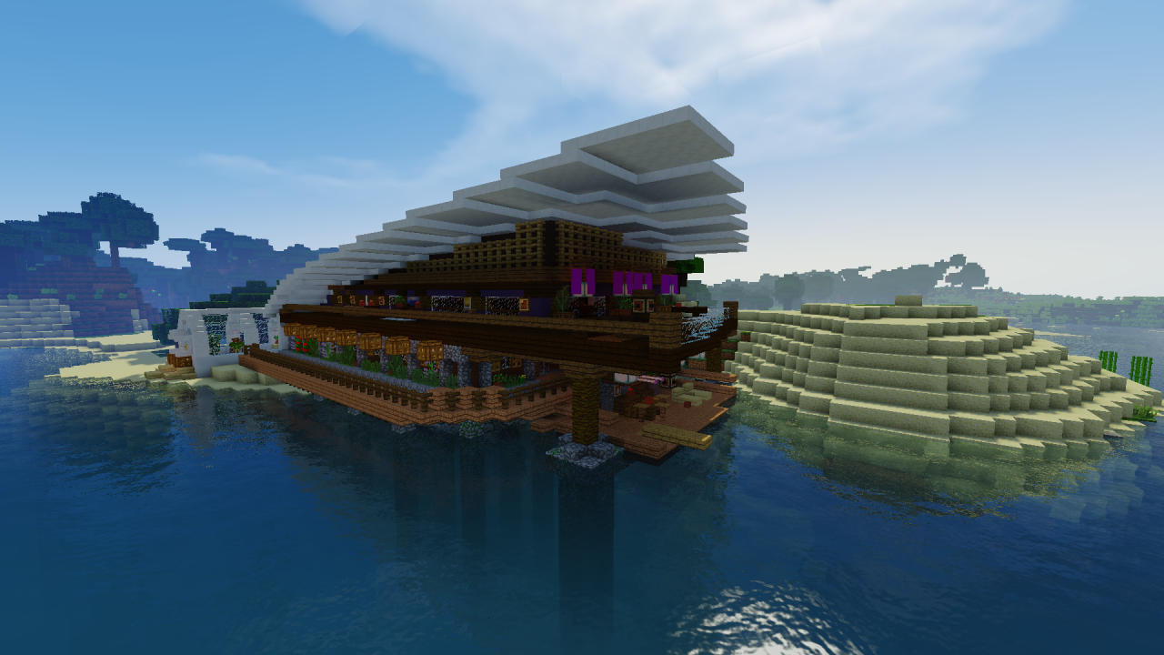 House by the sea Minecraft Map