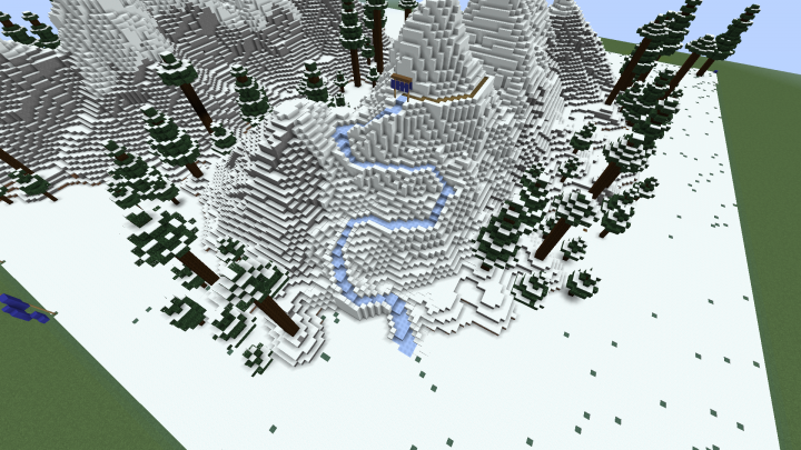 Ski Hill / Resort Minecraft Map