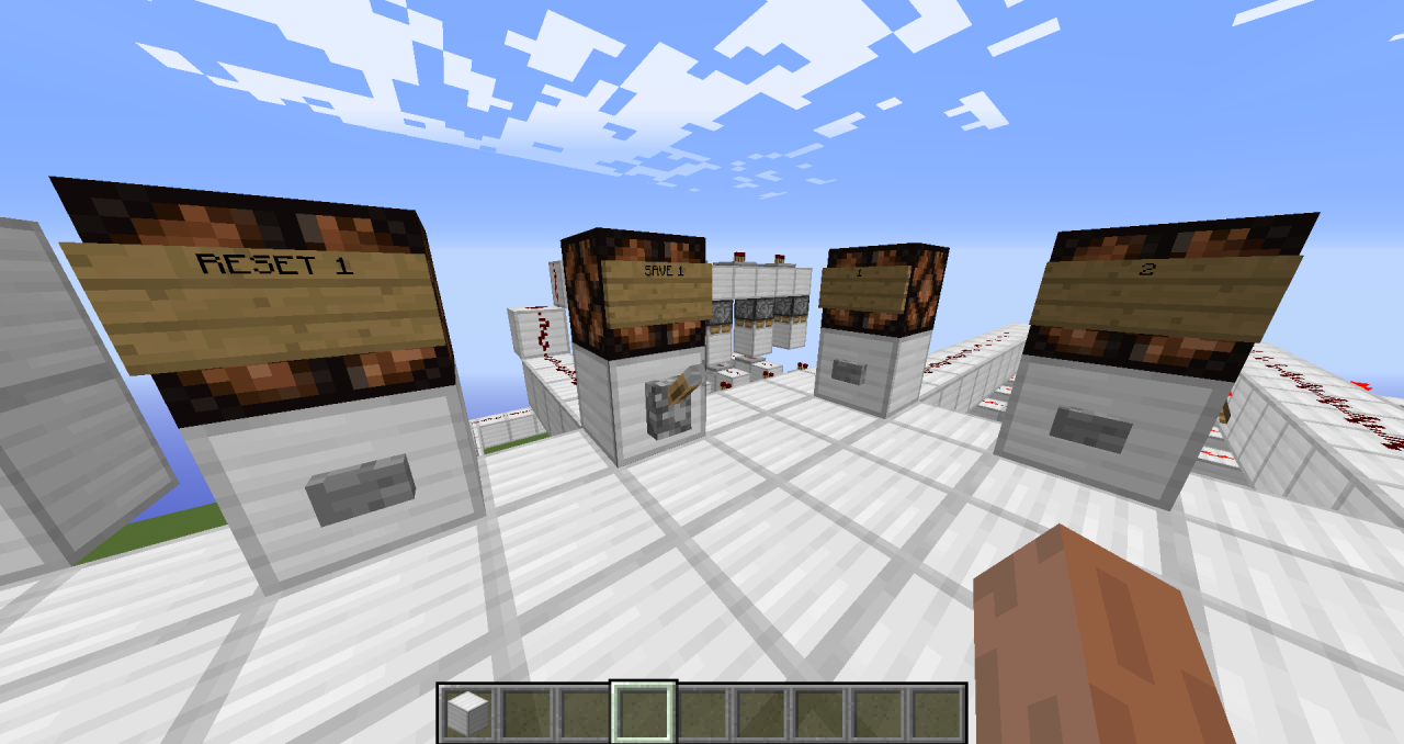 Memory 2x3bits Minecraft Map