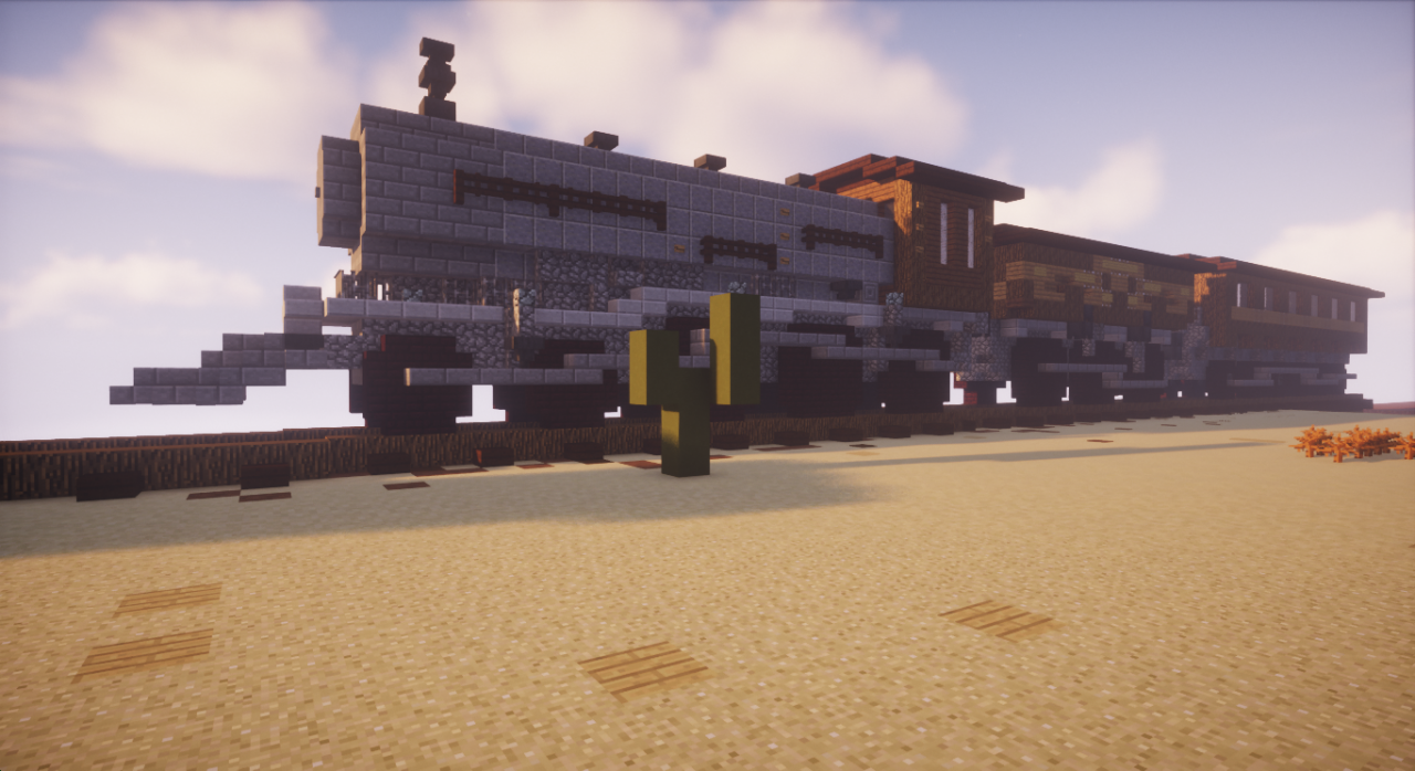 a western town Minecraft Map