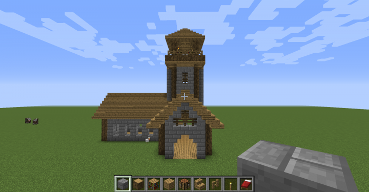 MEDIEVAL DOCK HOUSE WITH LIGHTHOUSE Minecraft Map