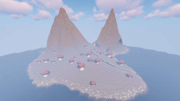 Mushroom Island Village [-=MadeByMirajone=-} Minecraft Map