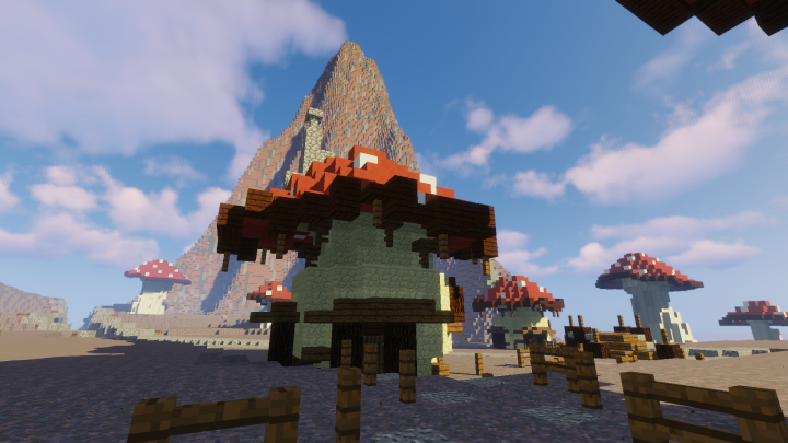 Mushroom Island Village [-=MadeByMirajone=-} Minecraft Map