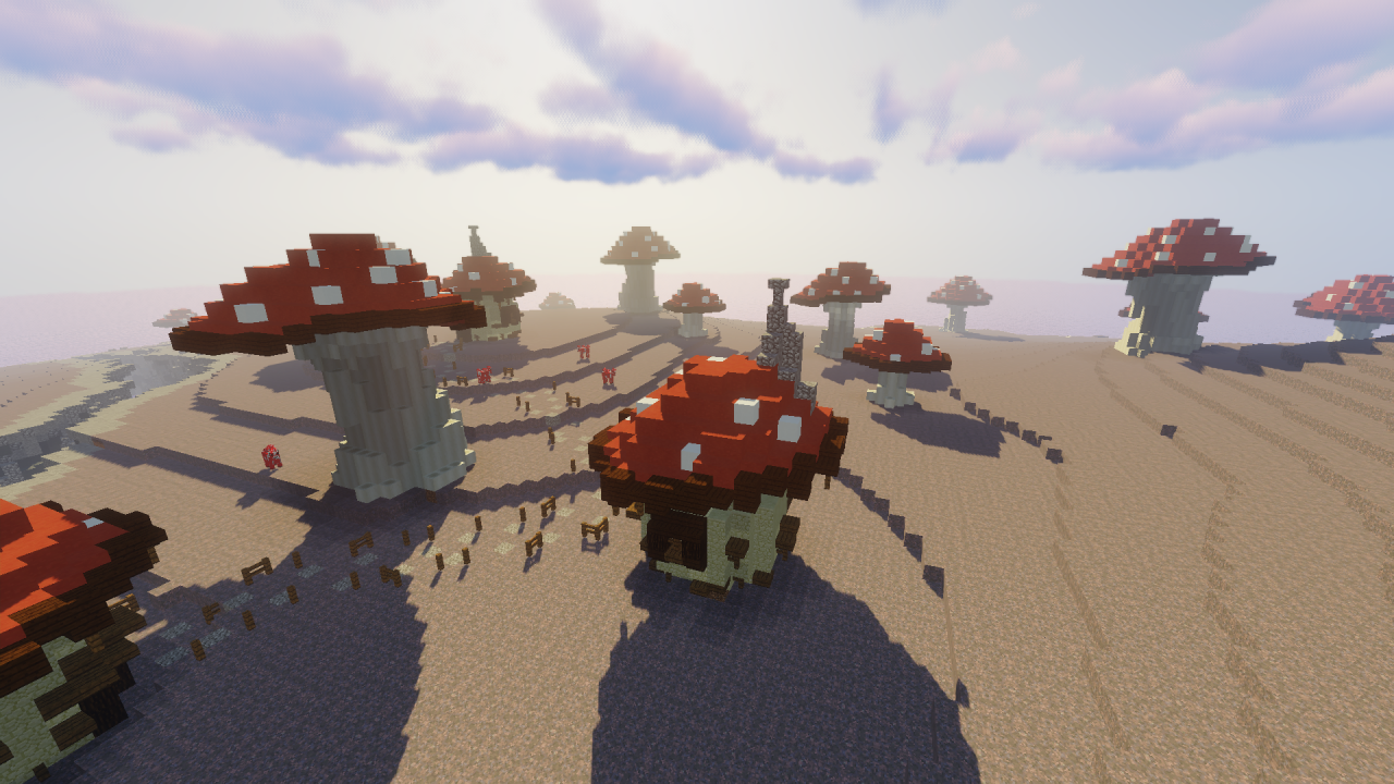 Mushroom Island Village [-=MadeByMirajone=-} Minecraft Map
