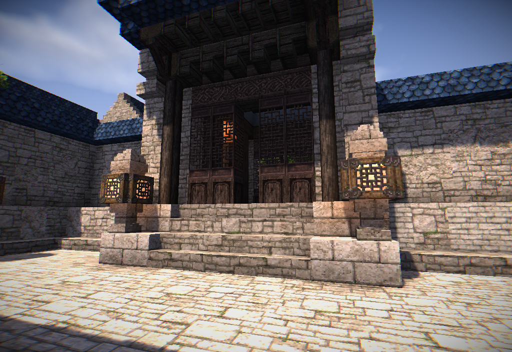 Traditional Chinese Court House Minecraft Map