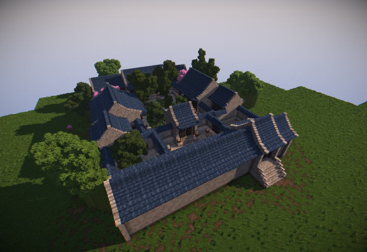 Traditional Chinese Court House Minecraft Map