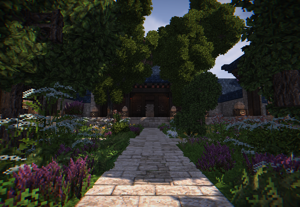 Traditional Chinese Court House Minecraft Map