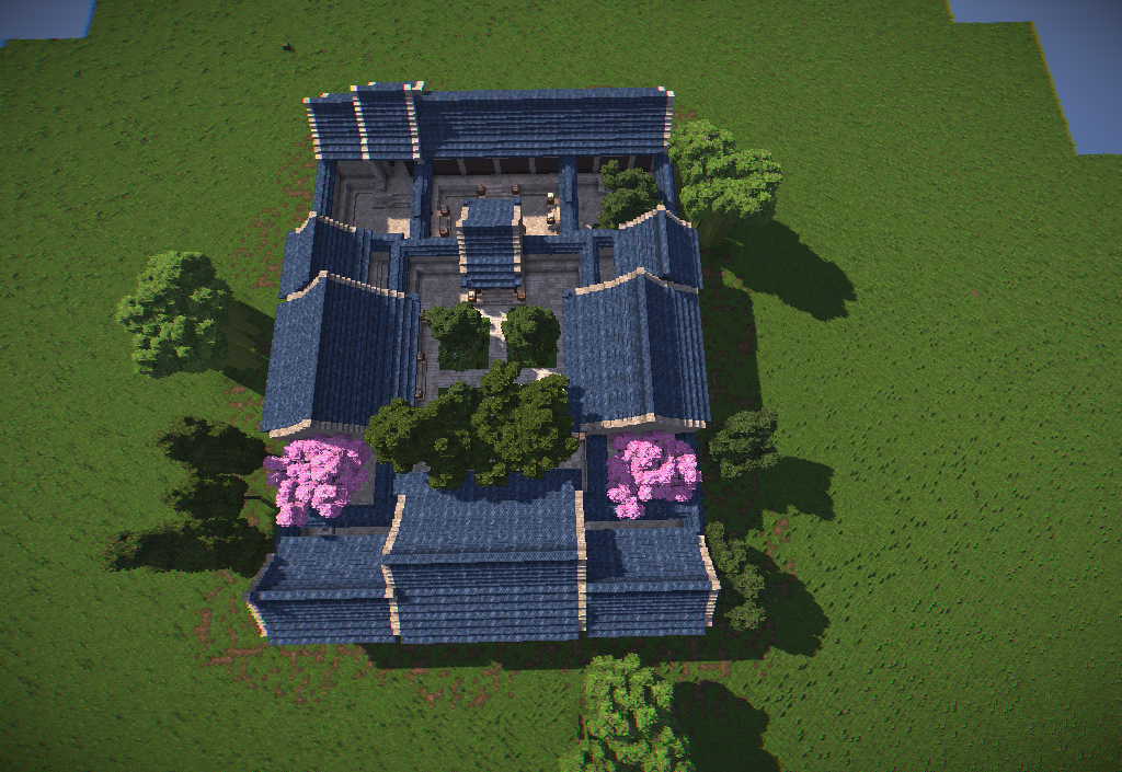 Traditional Chinese Court House Minecraft Map