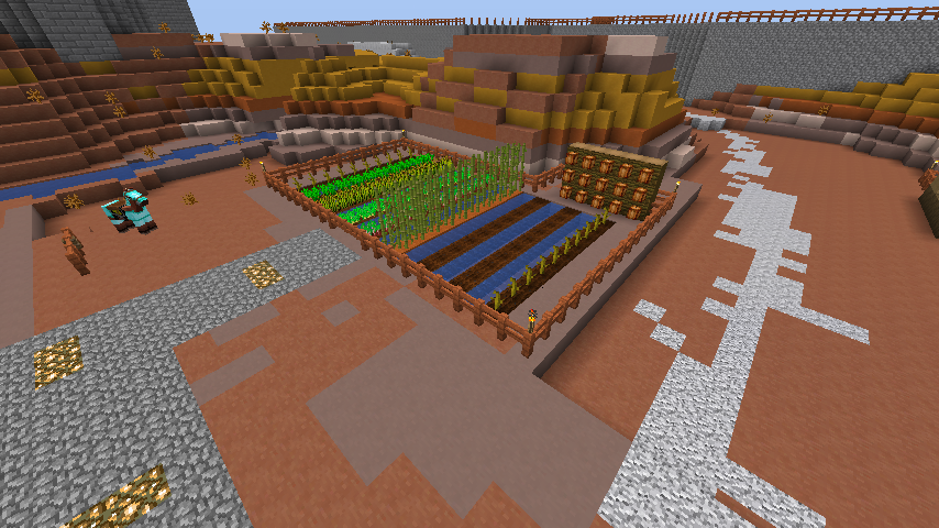 Epic Badlands castle and villiage (version 1.13.2) Minecraft Map