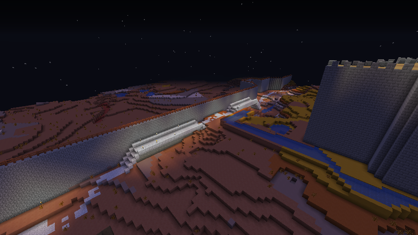 Epic Badlands castle and villiage (version 1.13.2) Minecraft Map