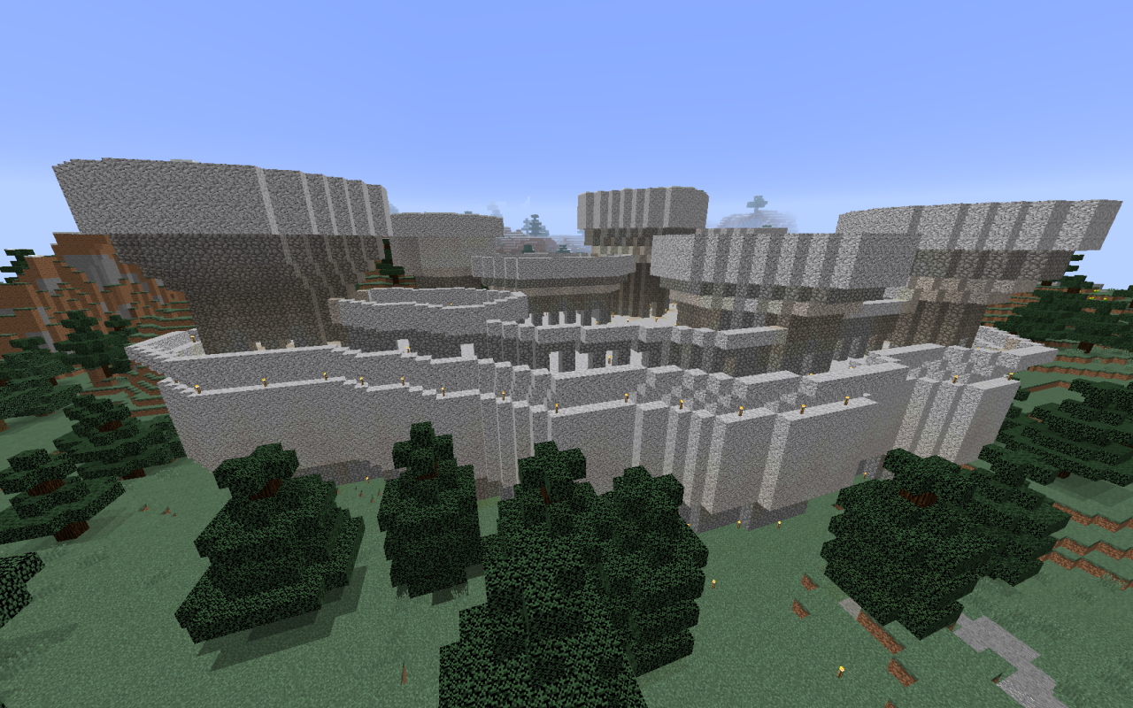 Extreme Hills Castle!!! Minecraft Map
