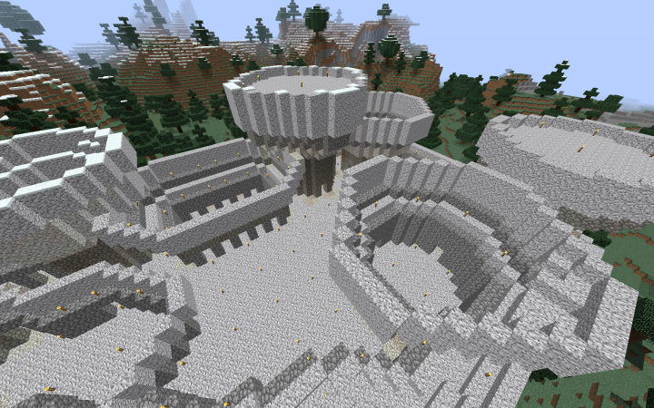 Extreme Hills Castle!!! Minecraft Map
