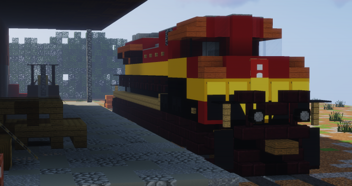 1:5:1 Kansas City Southern EMD SD70ACe Southern Belle Scheme Minecraft Map