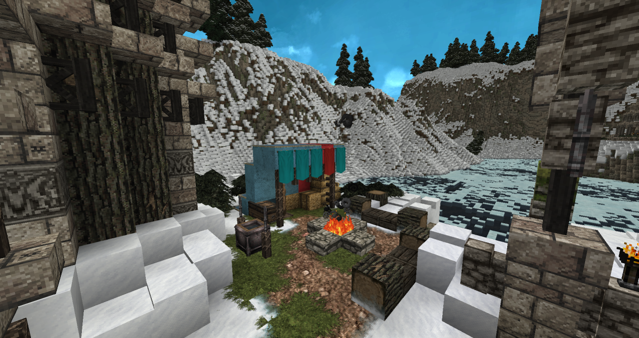 Fantasy Viking Village - Spawn Minecraft Map