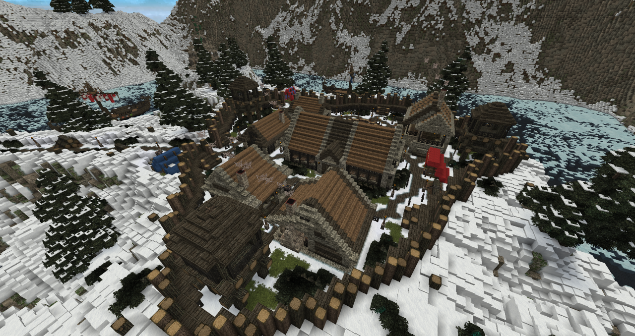 Fantasy Viking Village - Spawn Minecraft Map