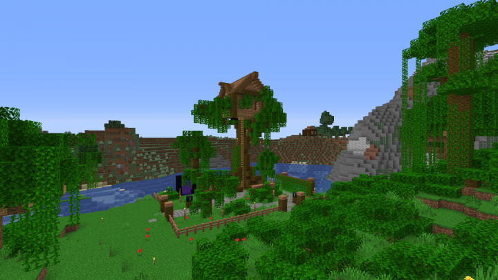 Jungle Tree House Minecraft Map