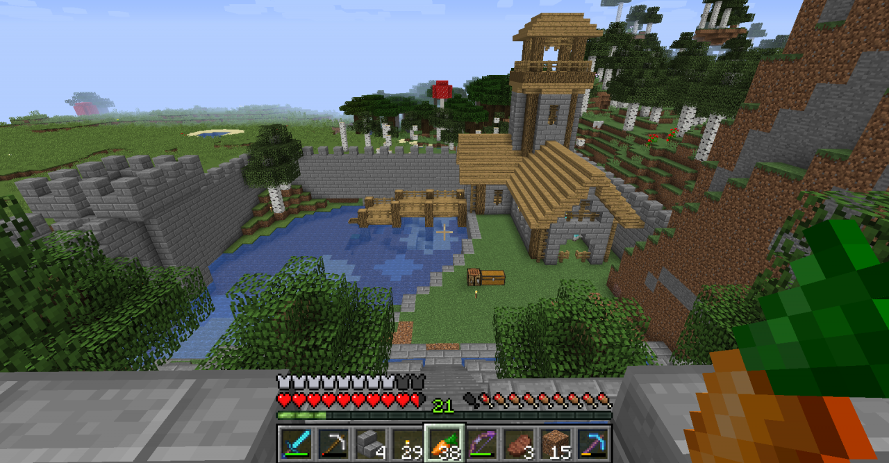 MINECRAFT SURVIVAL MEDIEVAL MOUNTAIN VILLAGE Minecraft Map