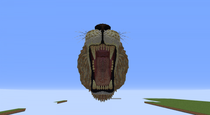 Lion head thing I made Minecraft Map
