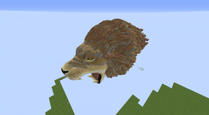 Lion head thing I made Minecraft Map