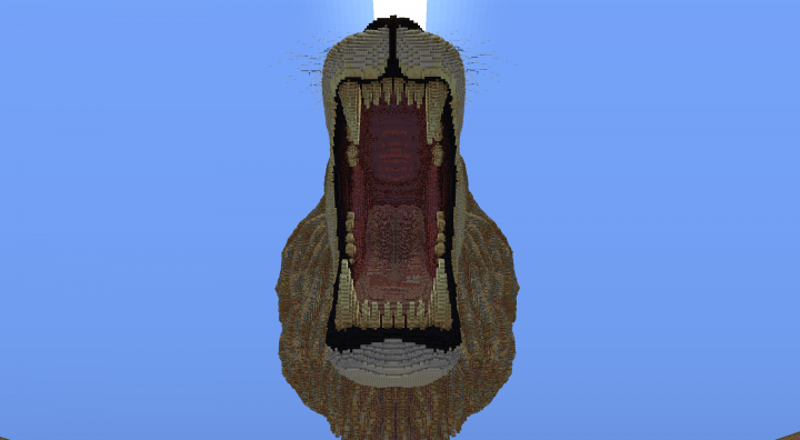 Lion head thing I made Minecraft Map