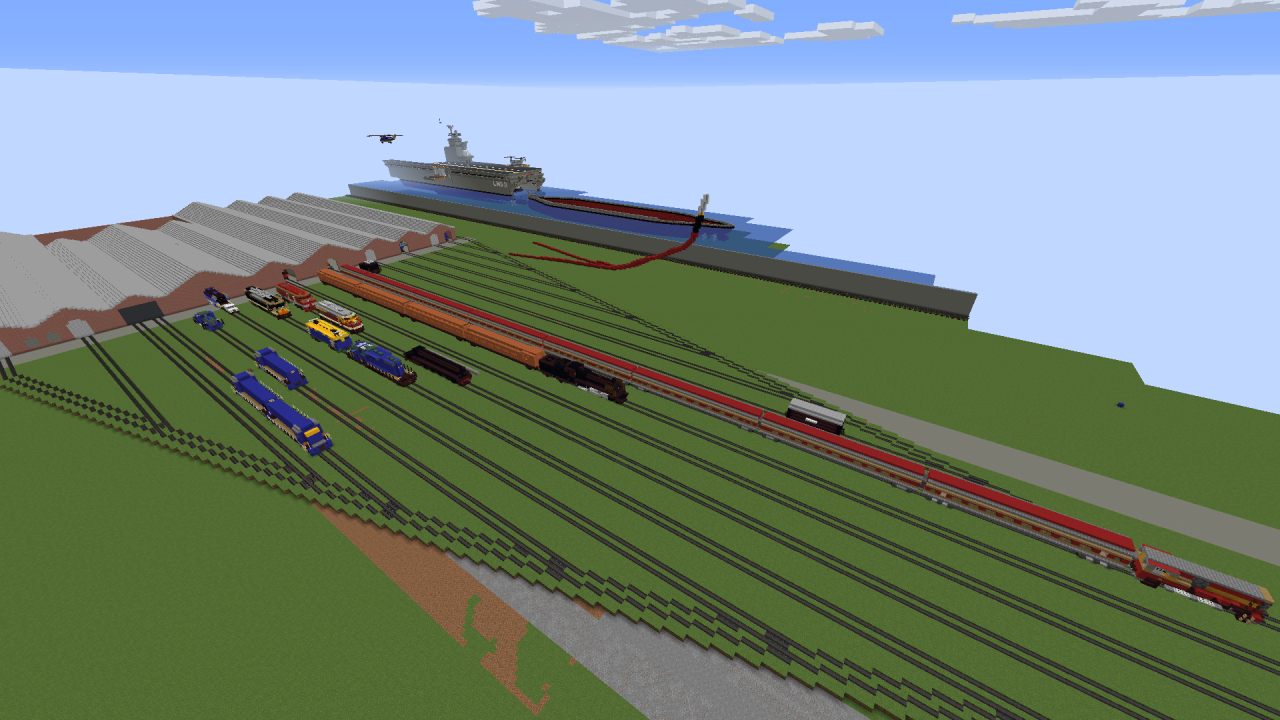 Newport Railway Workshops(Victorian Railways) Minecraft Map