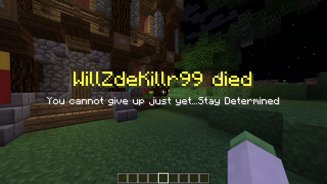 Death Announcements Minecraft Data Pack
