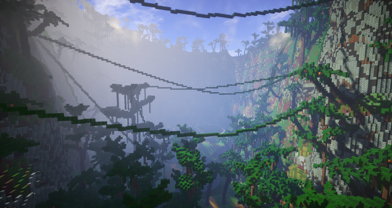 Jungle Terrain for Future Timelapse. Minecraft Map