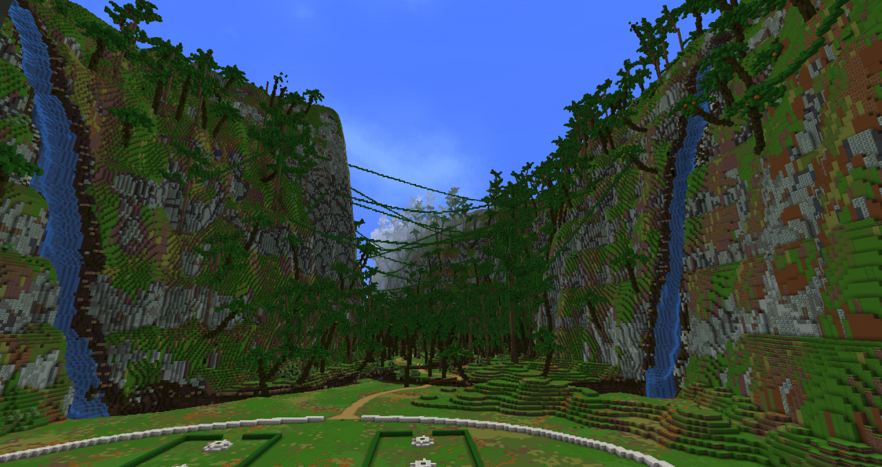 Jungle Terrain for Future Timelapse. Minecraft Map
