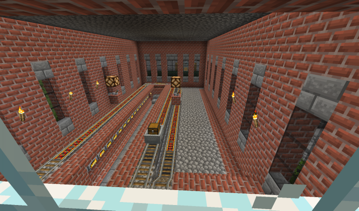 The Foundry - Mostly Automatic 32 Furnace array (created in 1.13 works ...