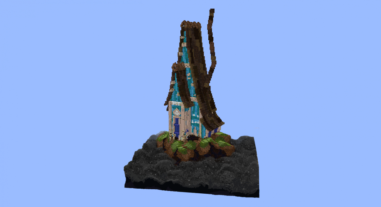 - A blue house - Minecraft Map