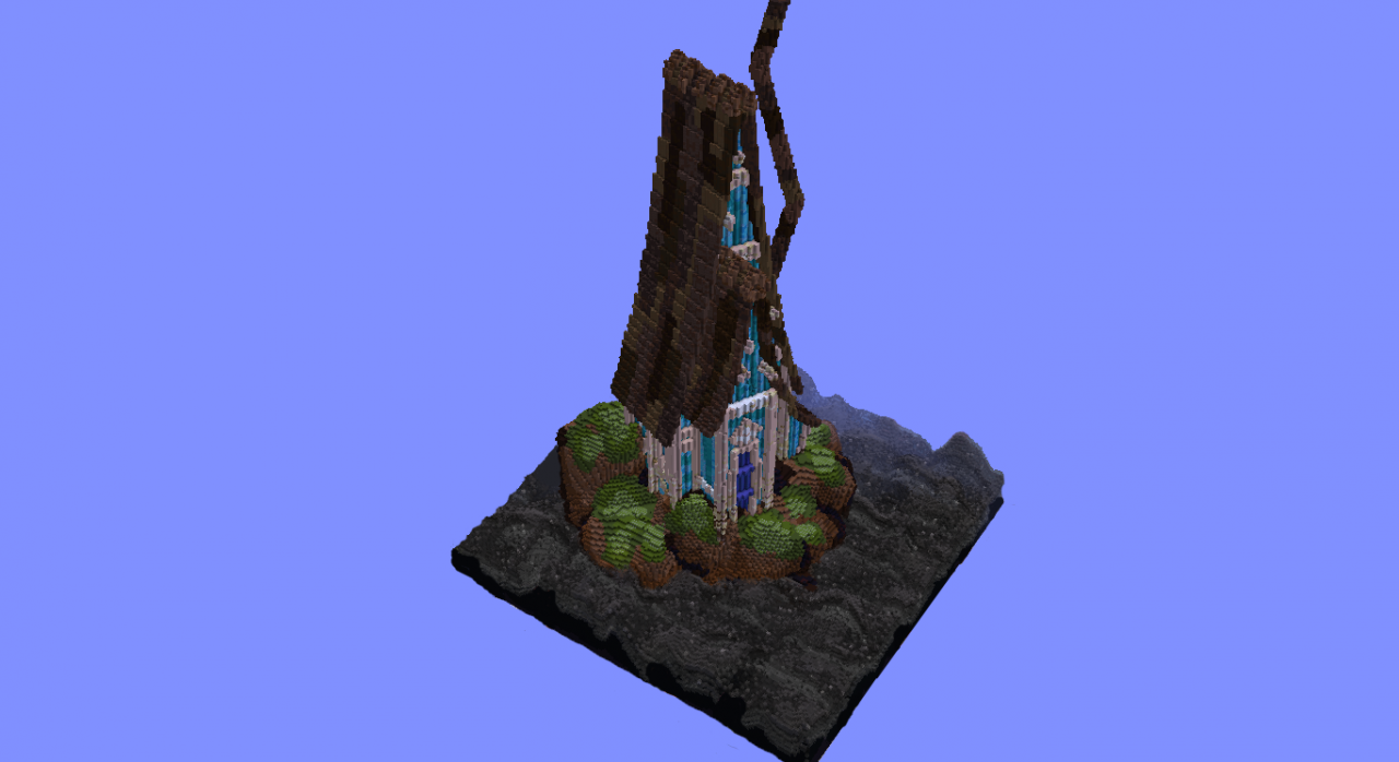 - A blue house - Minecraft Map