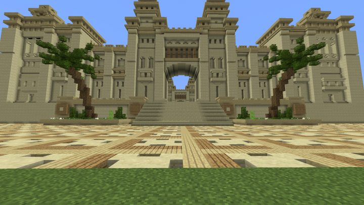 Minecraft Spawn. Sandstone Minecraft Map