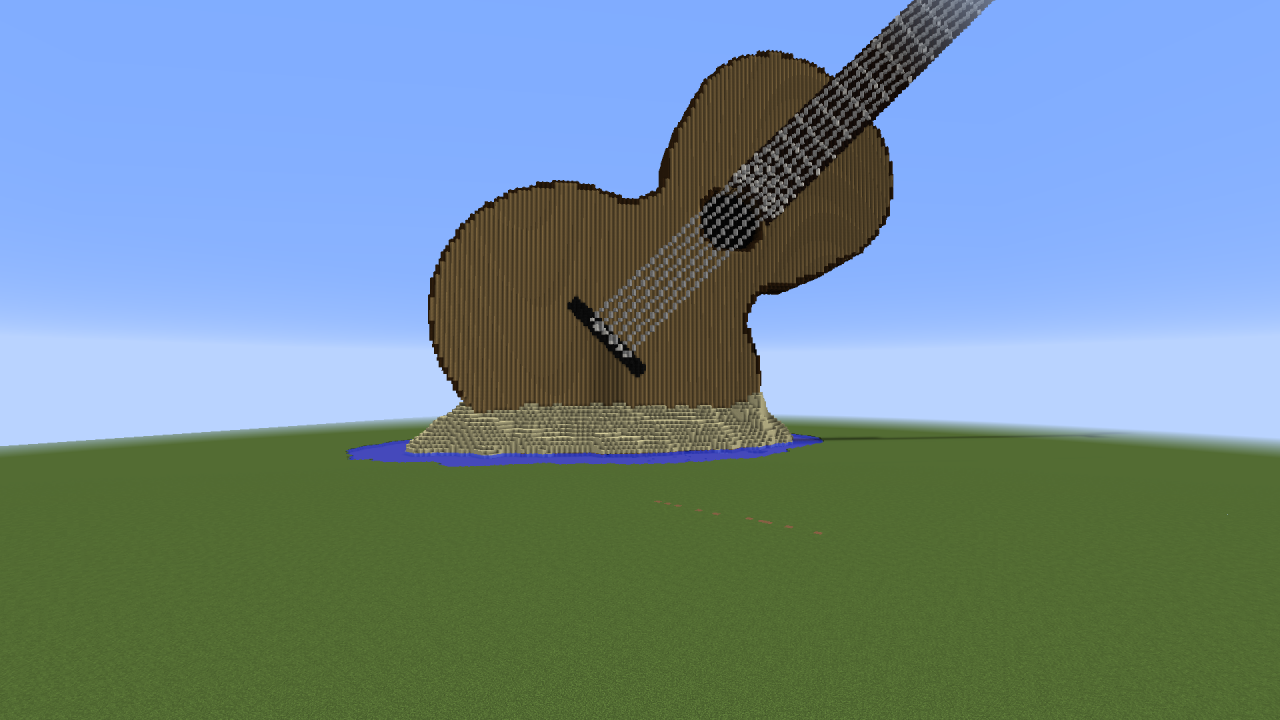 Big Guitar Minecraft Map