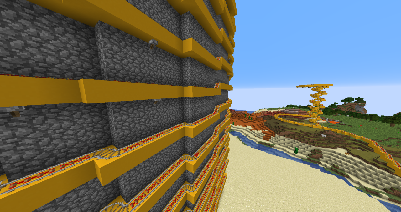 Longest Rollercoaster Ever v1 Minecraft Map