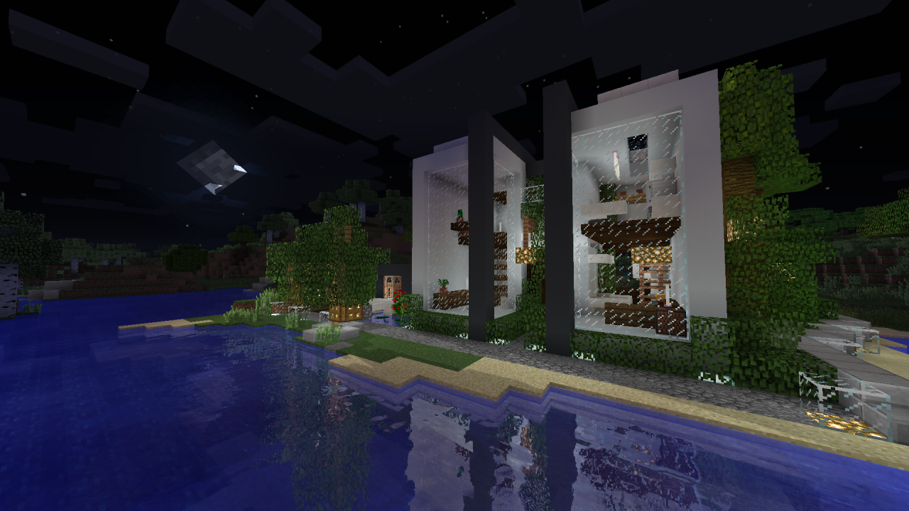 Hi-tech house "radiator" Minecraft Map