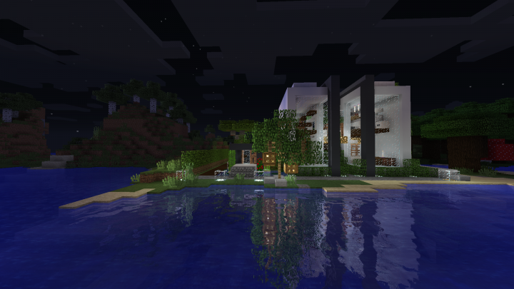 Hi-tech house "radiator" Minecraft Map