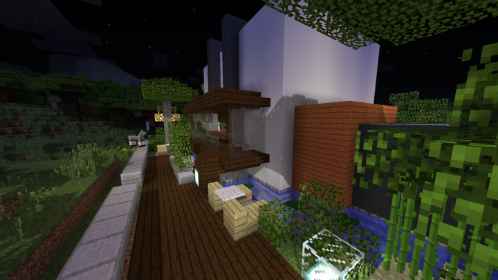 Hi-tech house "radiator" Minecraft Map