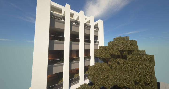 Modern Luxury Apartments - Five storey condominiums Minecraft Map