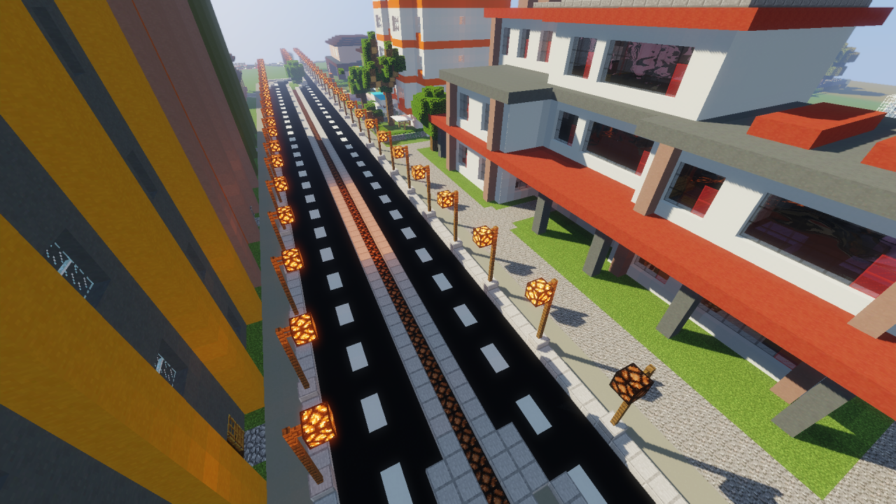 Modern RolePlay City Minecraft Map