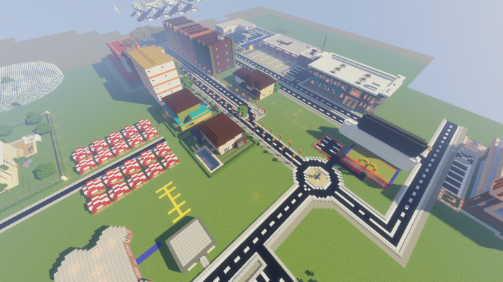 Modern RolePlay City Minecraft Map