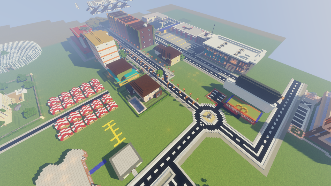 Modern RolePlay City Minecraft Map
