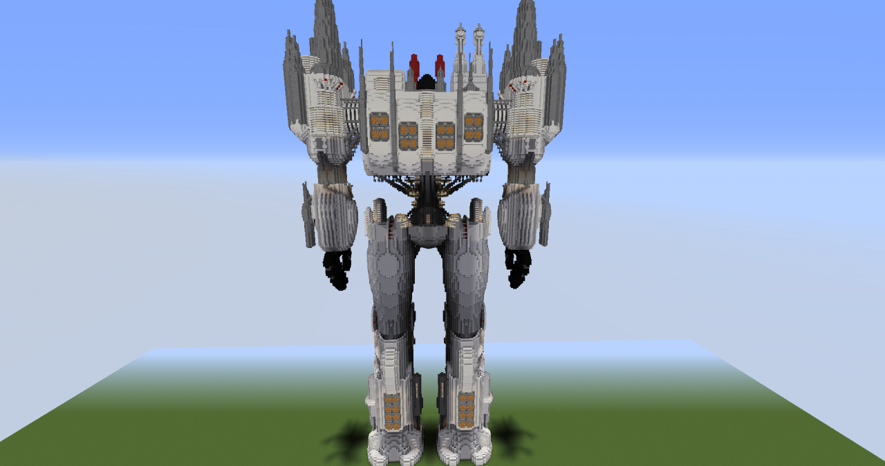 Transformers Metroplex Minecraft Map