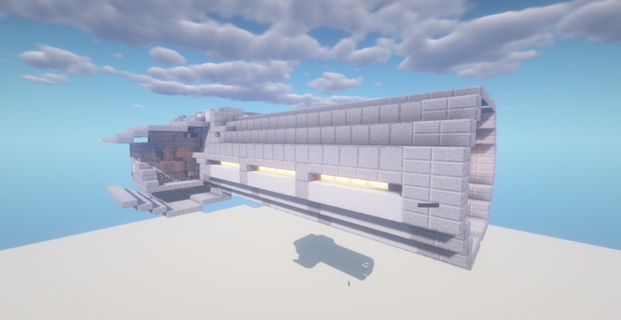 Space Craft KRM-1 | with interior design | for 1 person interstellar ...