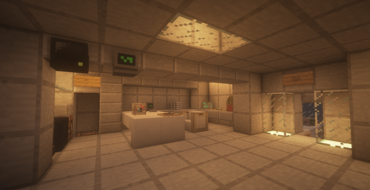 Space Craft KRM-1 | with interior design | for 1 person interstellar ...