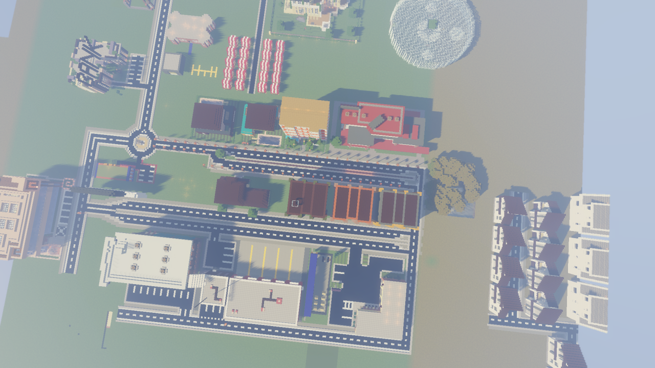Modern RolePlay City Minecraft Map