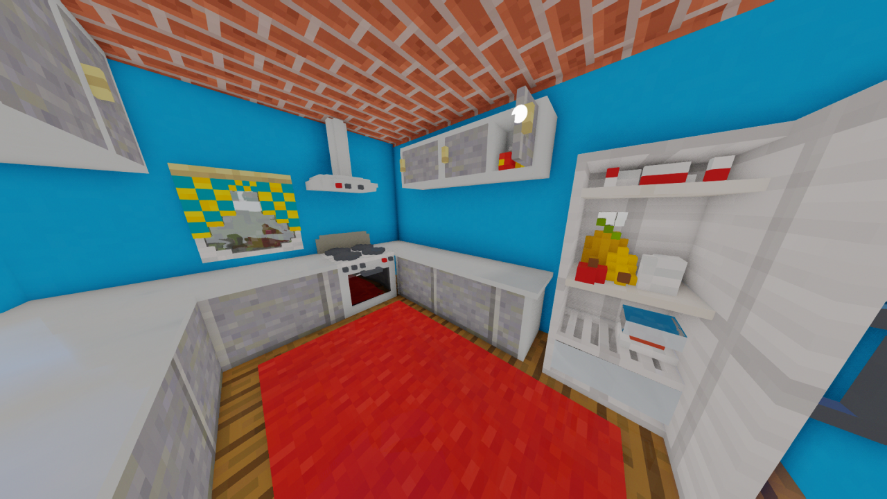 90s House (Chisel and Bits) Minecraft Map