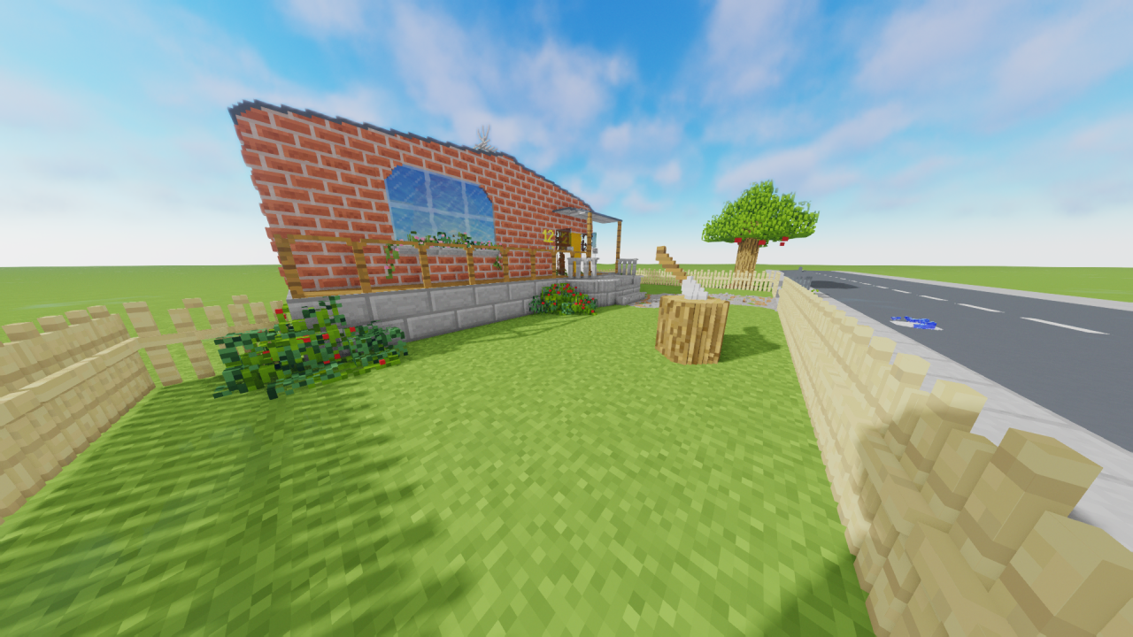 90s House (Chisel and Bits) Minecraft Map