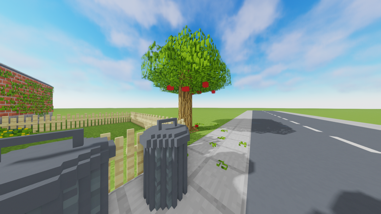 90s House (Chisel and Bits) Minecraft Map