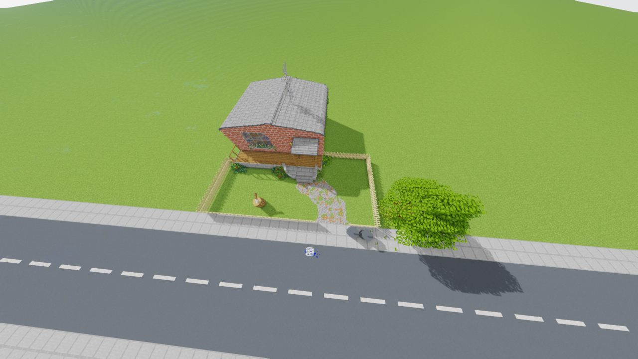 90s House (Chisel and Bits) Minecraft Map