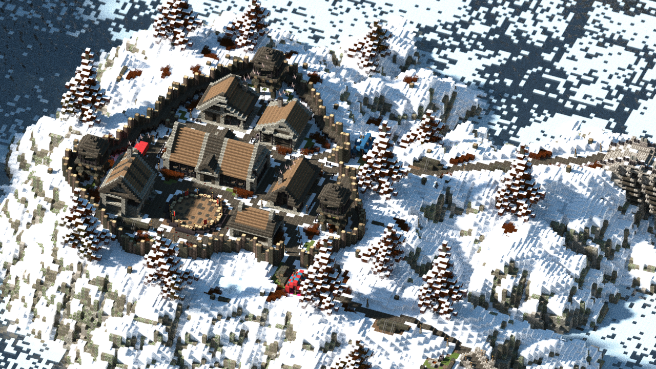 Fantasy Viking Village - Spawn Minecraft Map